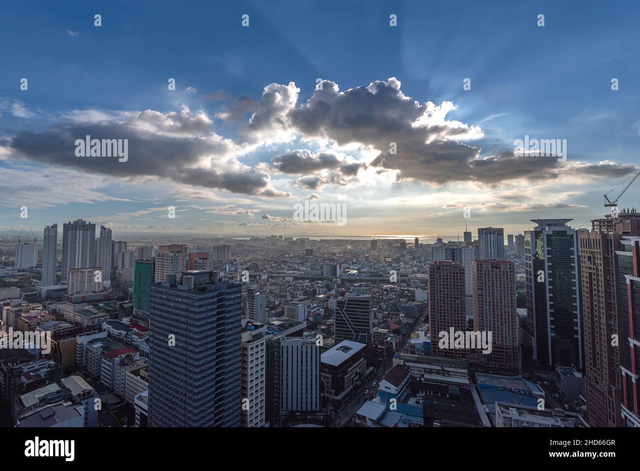 Beautiful skylines at Manila, Philippines Stock Photo - Alamy