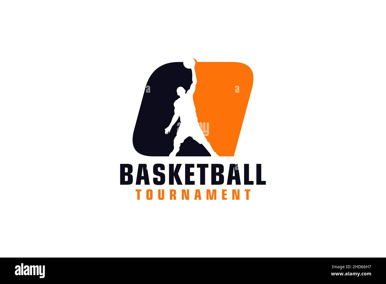 Letter Q with Basketball Logo Design. Vector Design Template Elements ...
