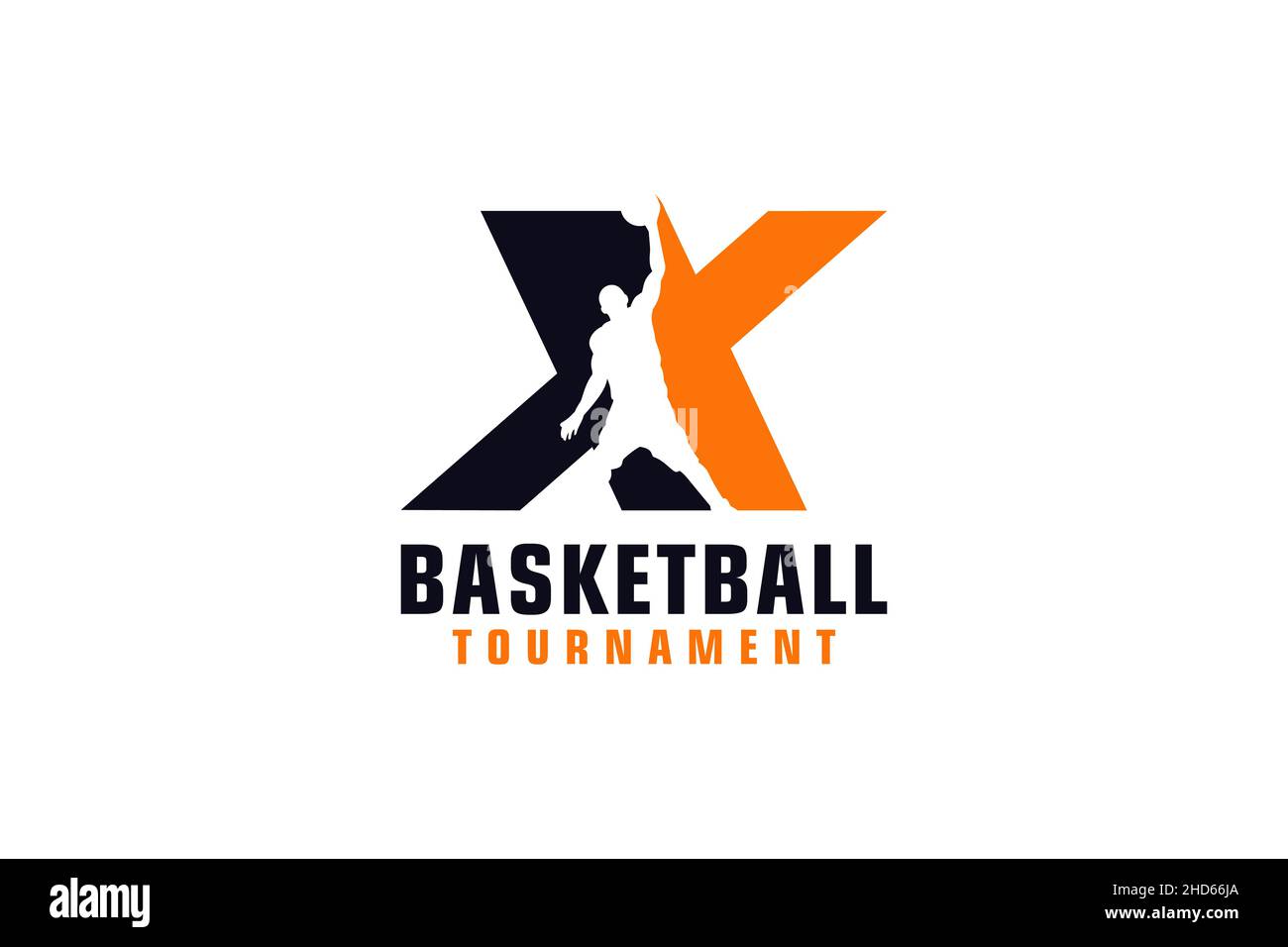 X sport fitness logo hi-res stock photography and images - Alamy