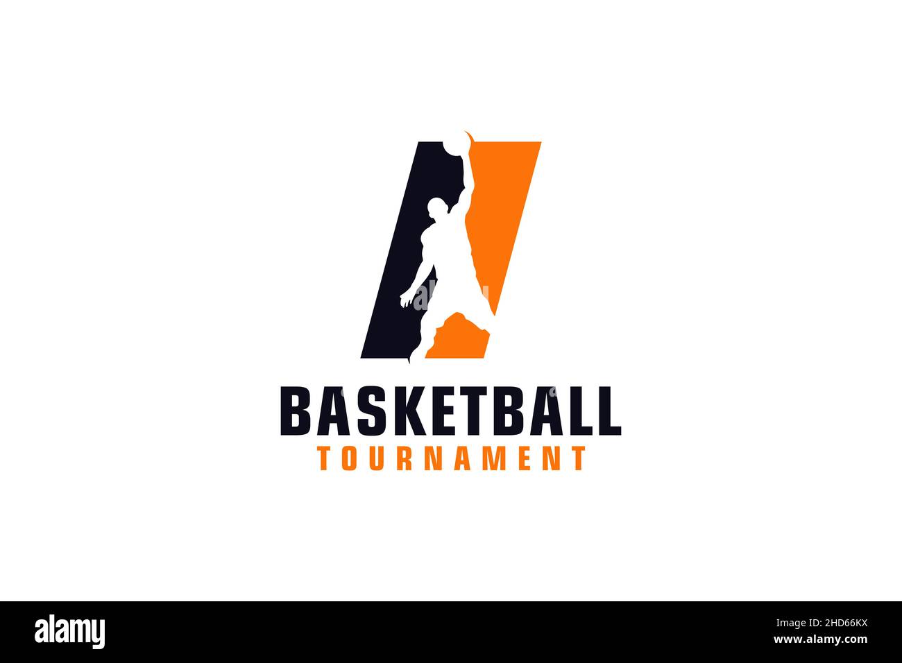Letter I with Basketball Logo Design. Vector Design Template Elements ...