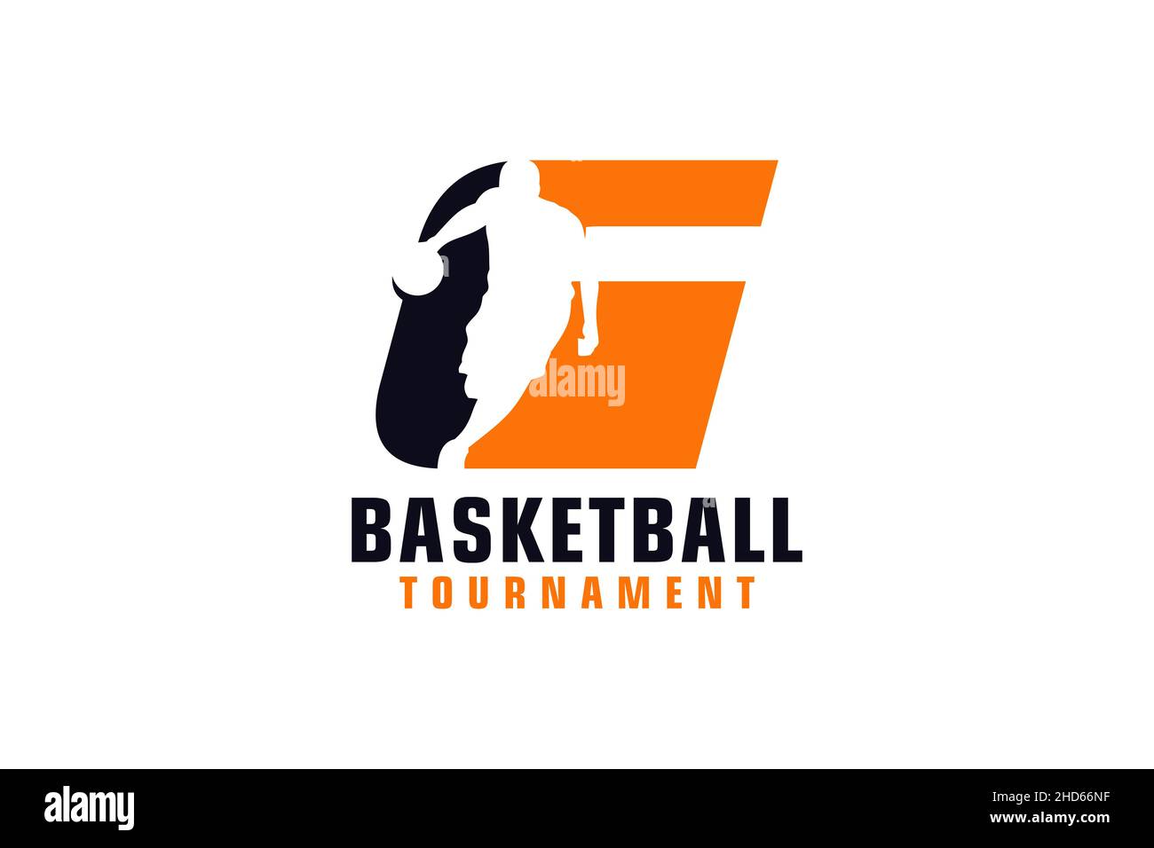 Letter G with Basketball Logo Design. Vector Design Template Elements ...
