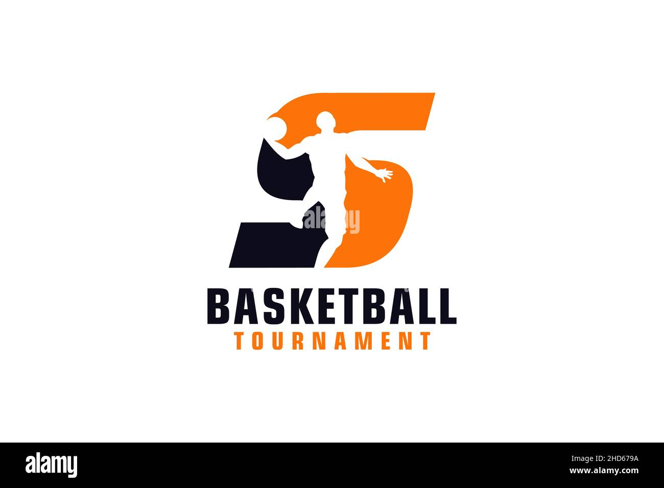 Letter S with Basketball Logo Design. Vector Design Template Elements ...
