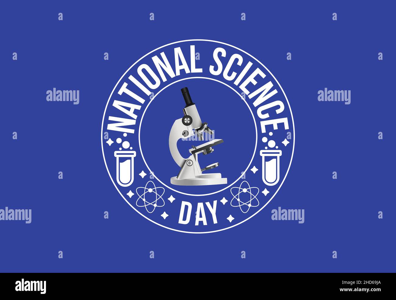 National Science Day Vector Illustration Stock Vector Image & Art - Alamy