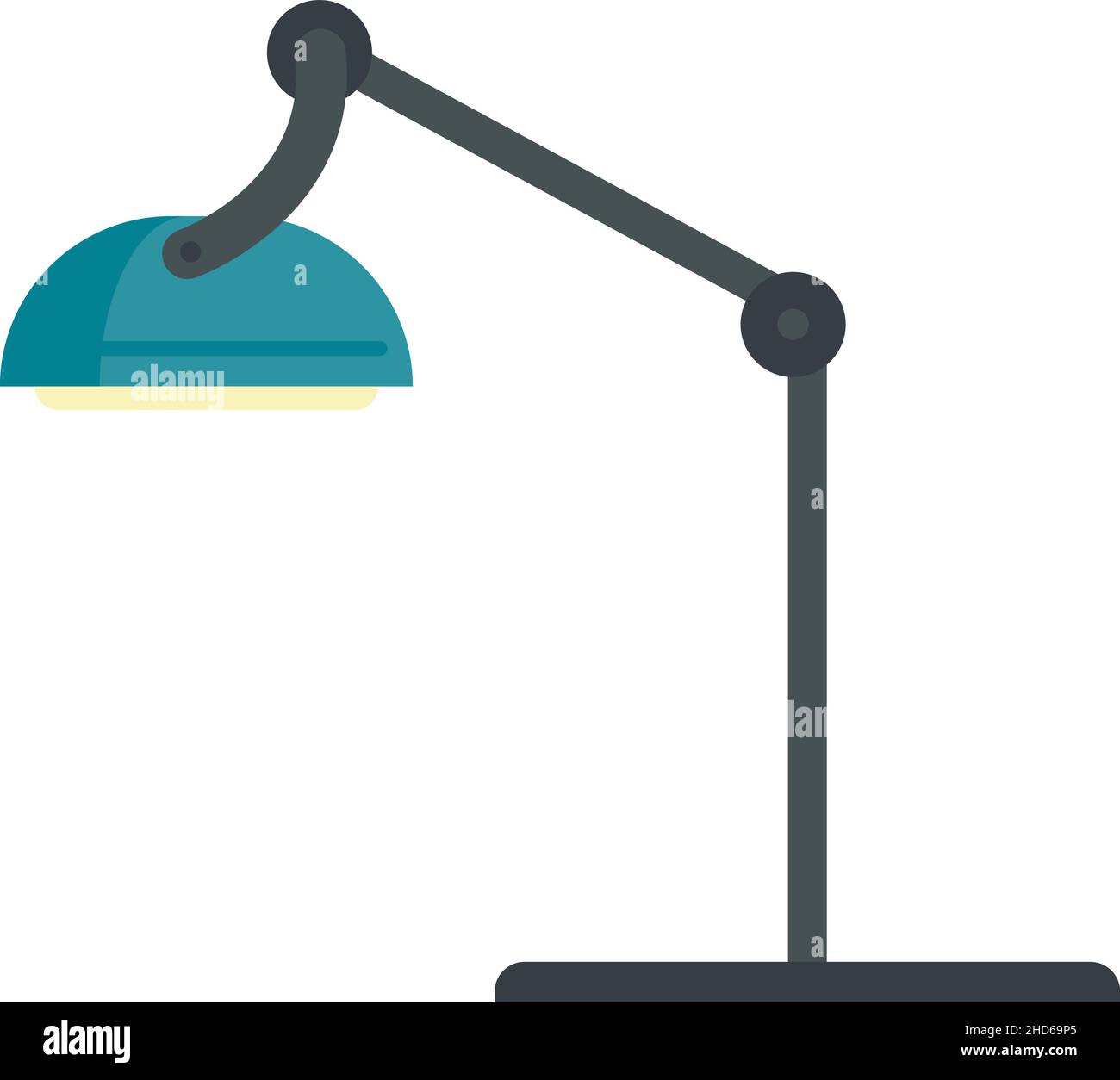 Hospital surgical light icon. Flat illustration of hospital surgical ...