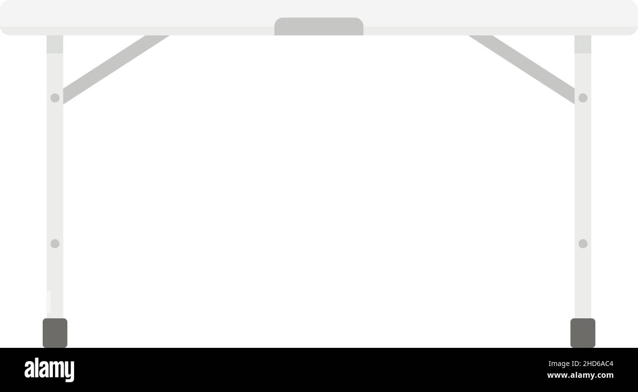 Folding table icon. Flat illustration of folding table vector icon ...