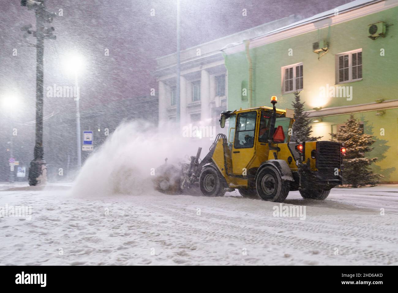 Rotary snow plow hi-res stock photography and images - Alamy