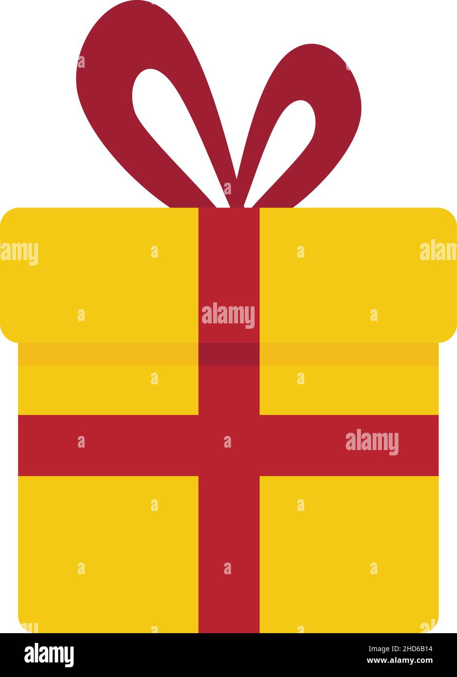 Bribery gift box icon. Flat illustration of bribery gift box vector ...