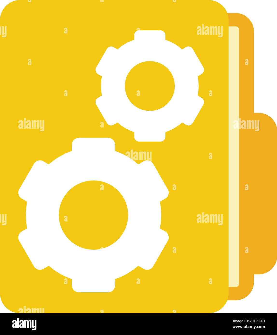 Testing Software Folder Icon Flat Illustration Of Testing Software Folder Vector Icon Isolated