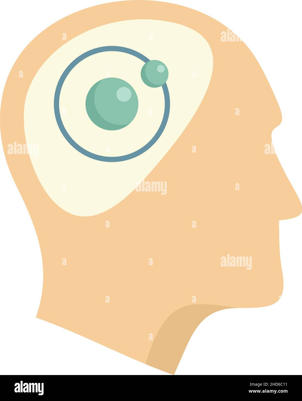 Biophysics idea icon. Flat illustration of biophysics idea vector icon ...