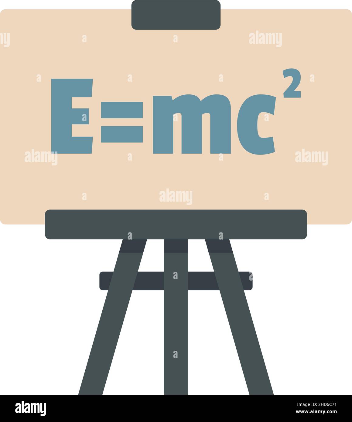 Physics formula icon. Flat illustration of physics formula vector icon ...