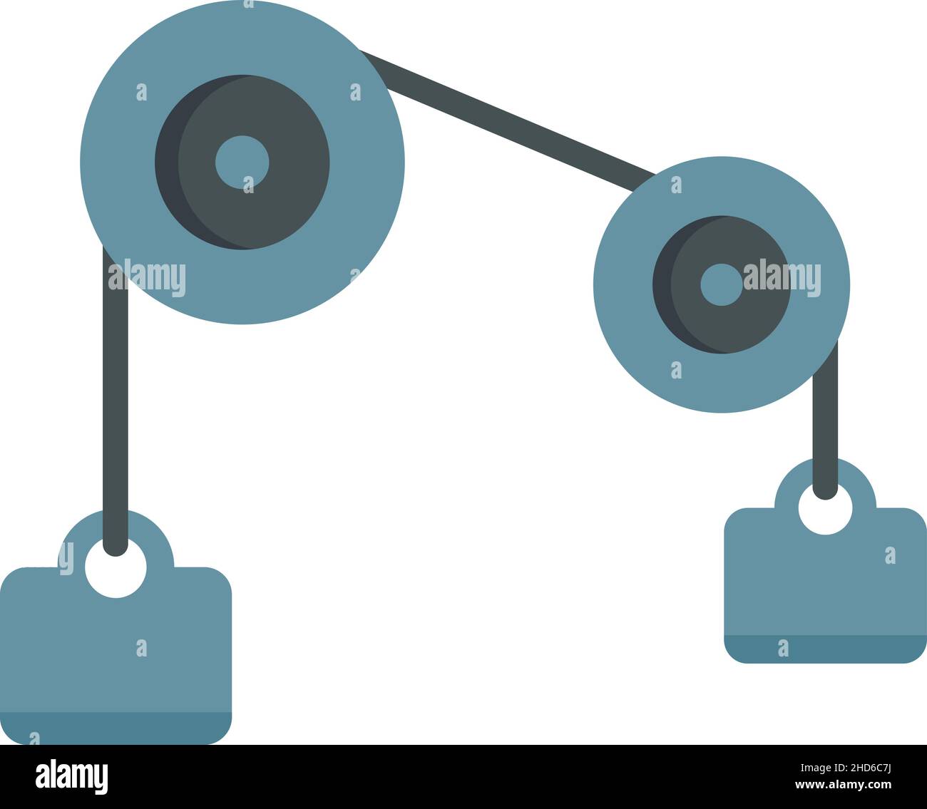 Physics weight icon. Flat illustration of physics weight vector icon ...