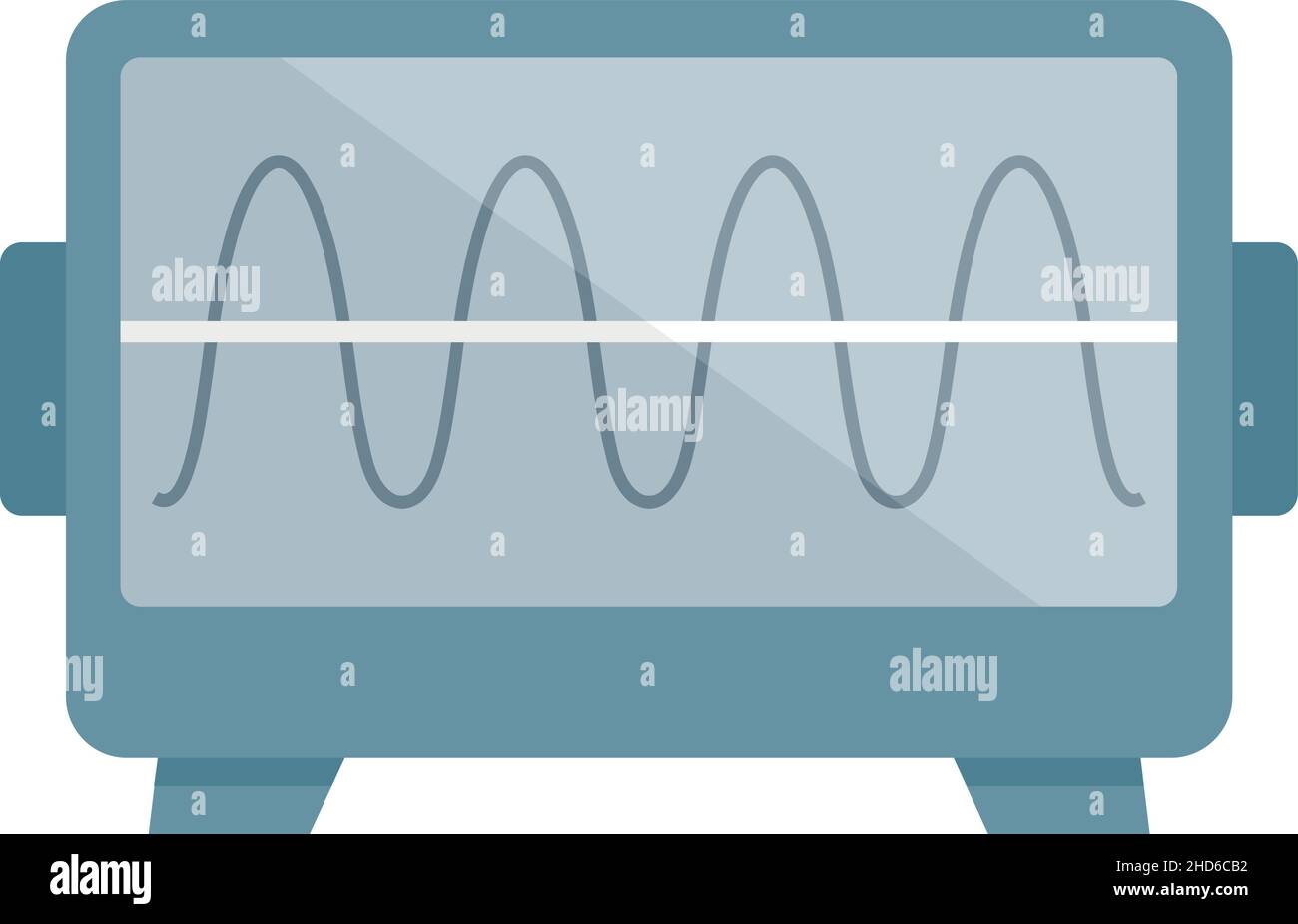 Wave oscillator icon. Flat illustration of wave oscillator vector icon ... Wave oscillator icon. Flat illustration of wave oscillator vector icon ...