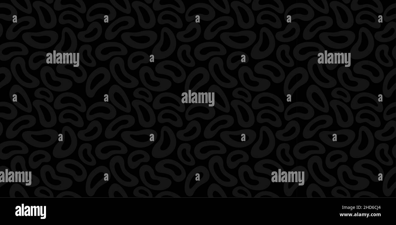Simple Abstract Dark Black Flat Seamless Vector Illustration Background ...