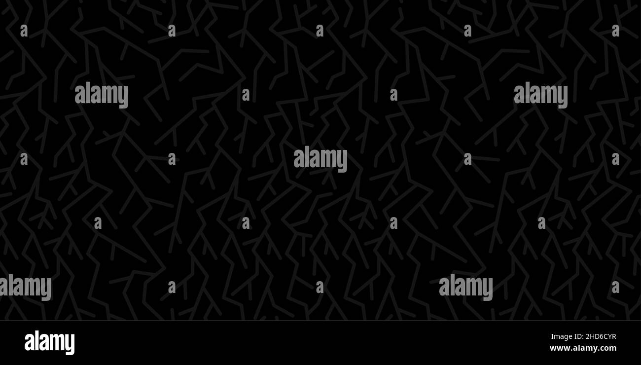 Dark Black Flat Seamless Abstract Vector Illustration Background Art ...