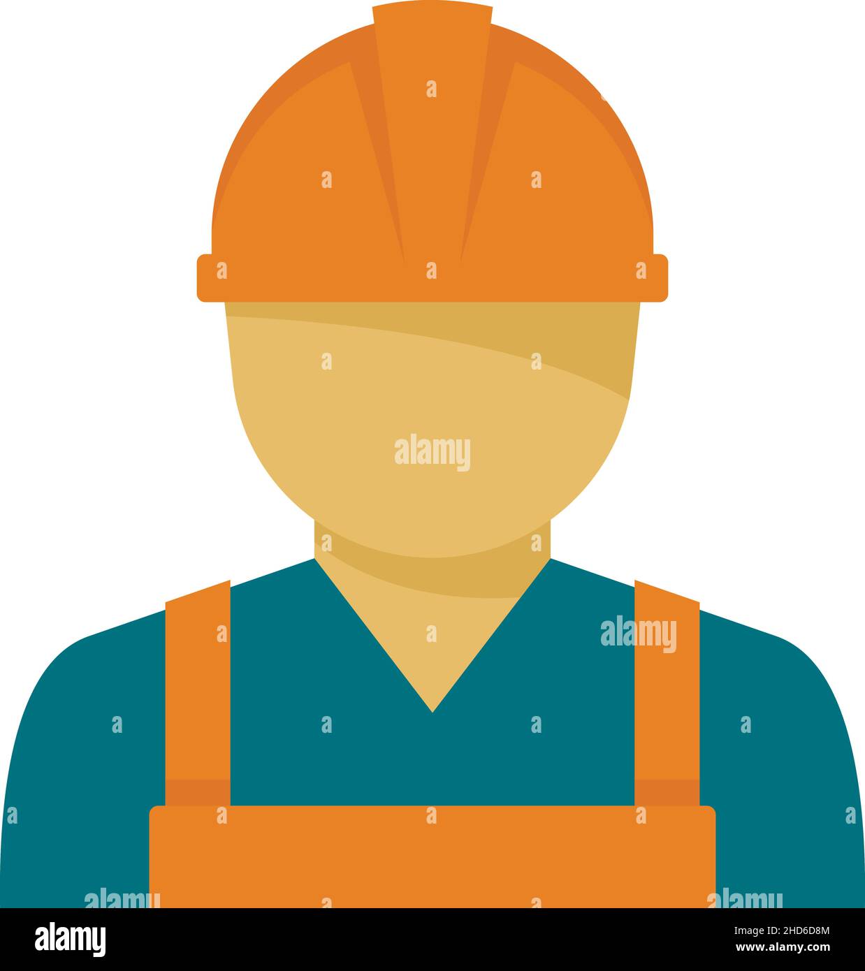 Demolition worker icon. Flat illustration of demolition worker vector ...