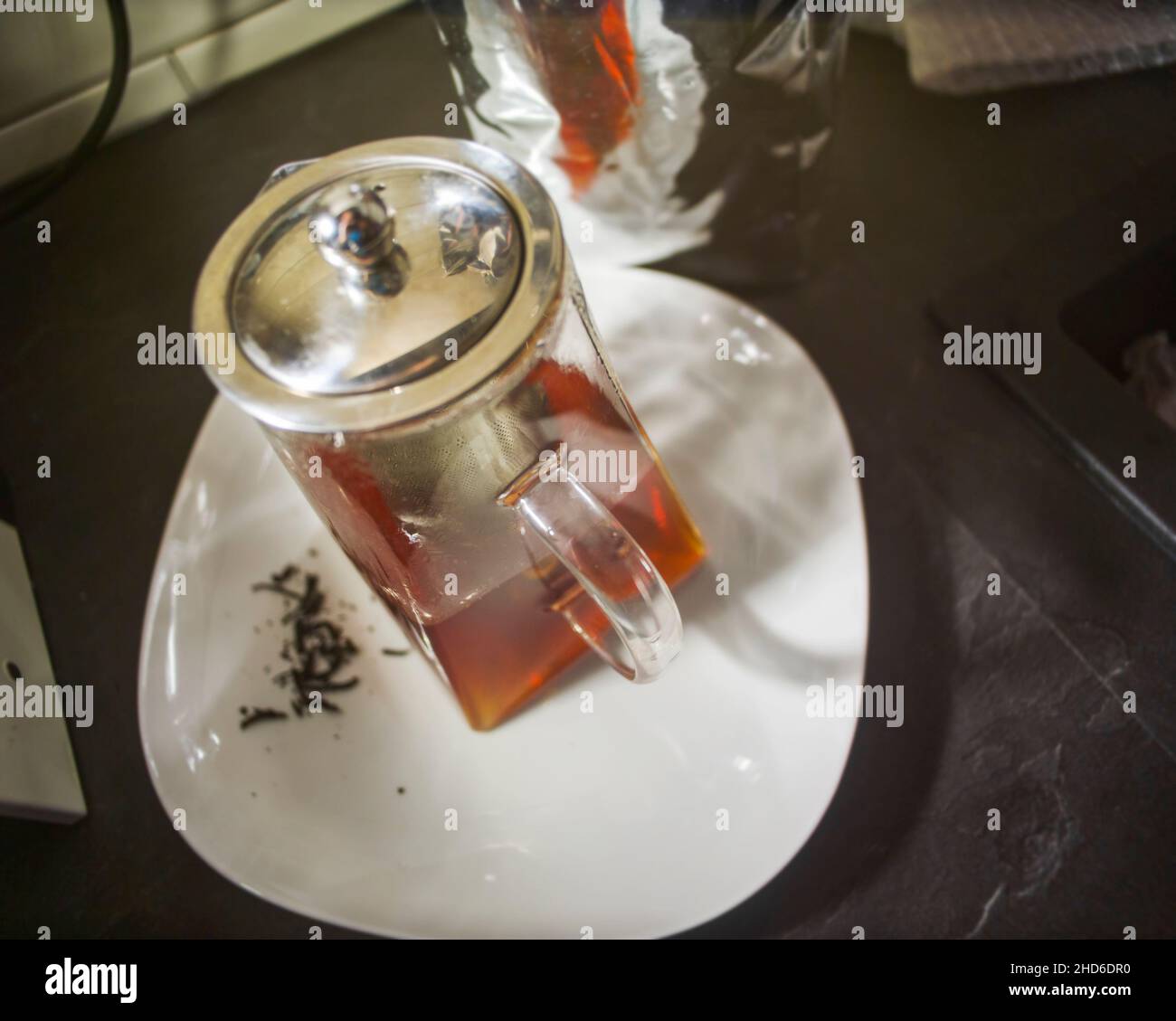 Messy desk above hi-res stock photography and images - Alamy