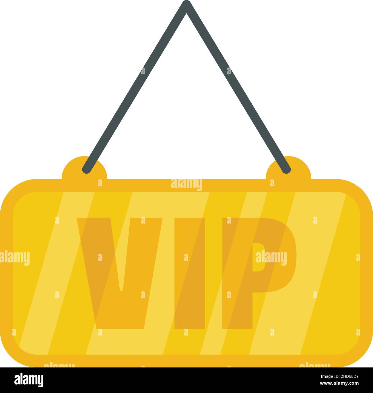 Room service vip icon. Flat illustration of room service vip vector ...