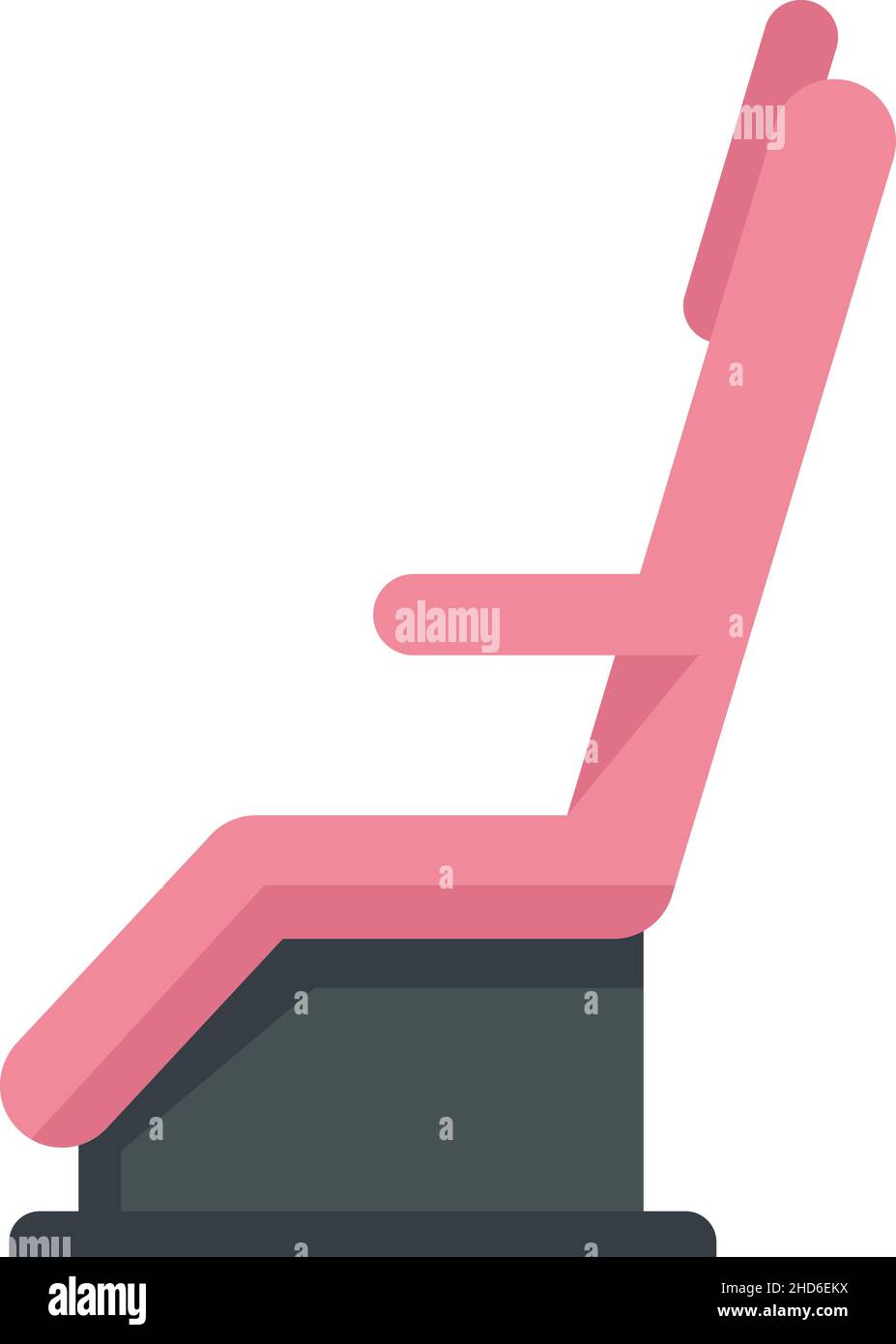 Manicurist chair icon. Flat illustration of manicurist chair vector ...