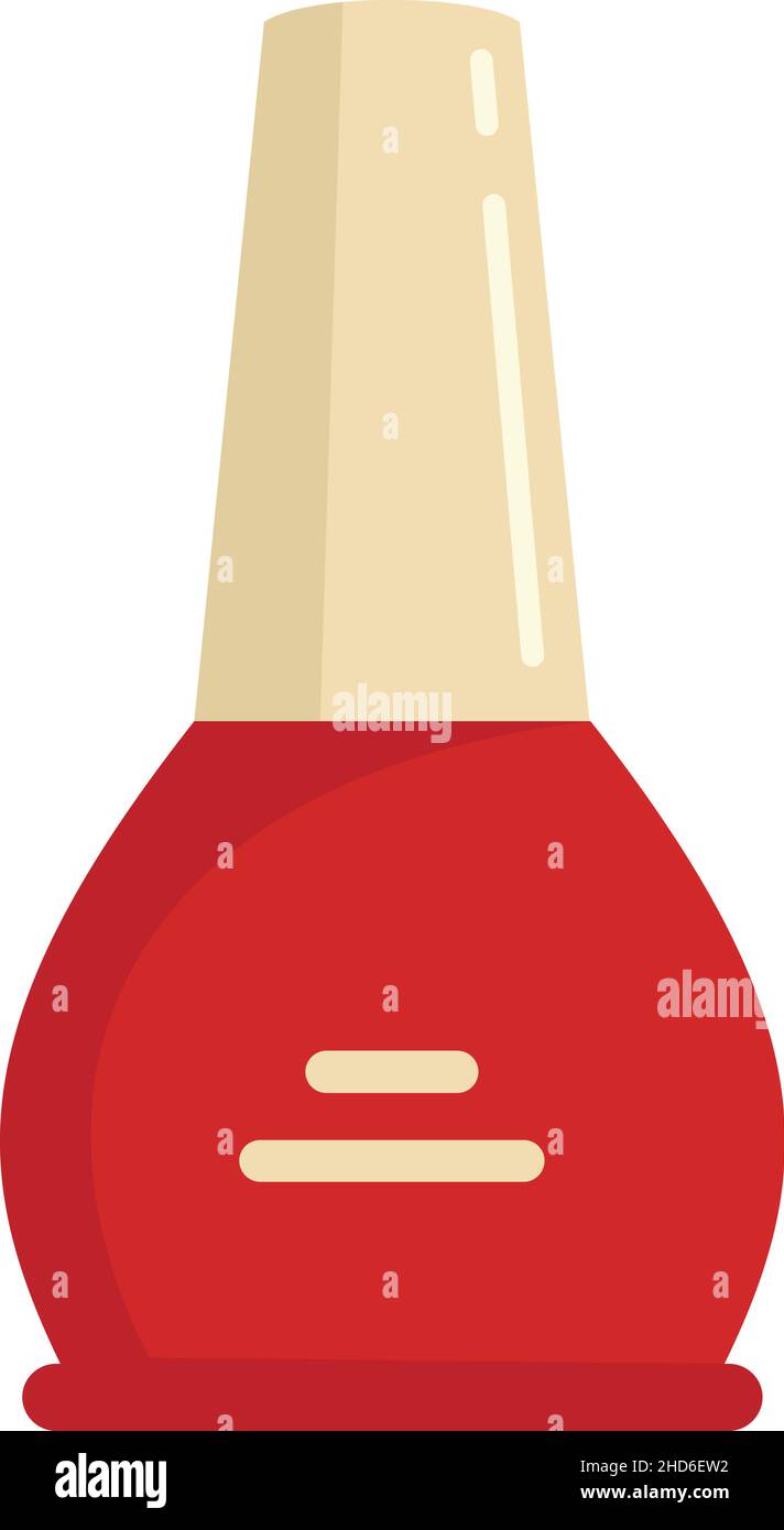 Manicurist polish icon. Flat illustration of manicurist polish vector ...