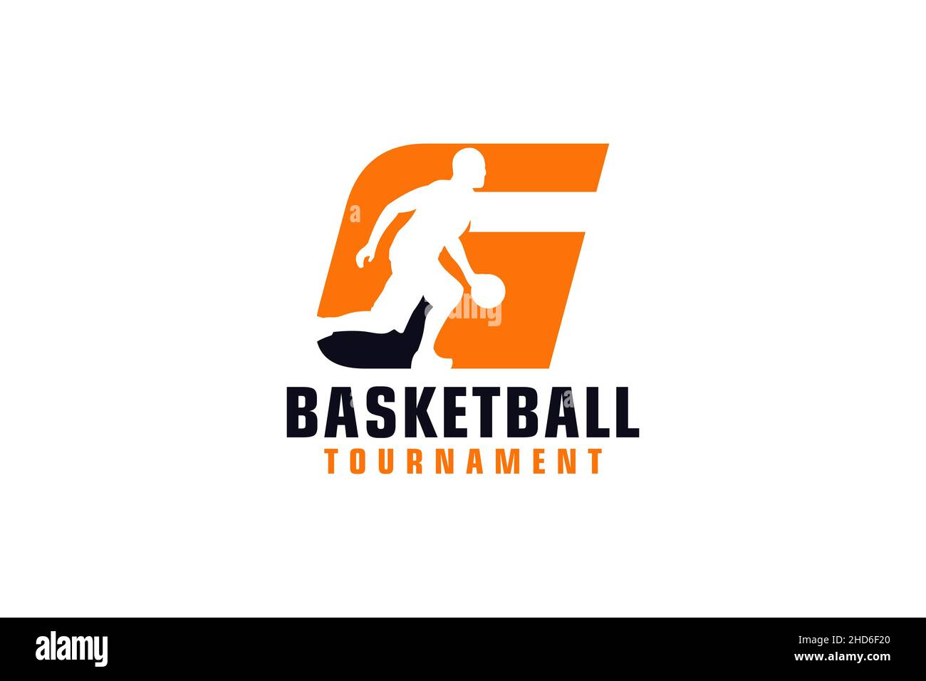 Letter G with Basketball Logo Design. Vector Design Template Elements ...