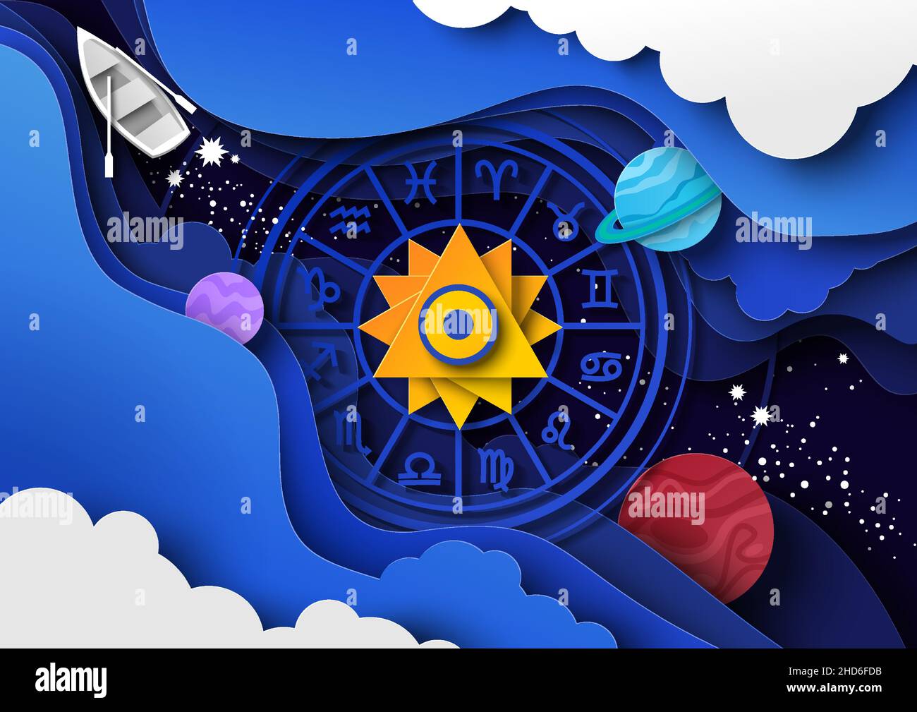 Sun signs zodiac hi-res stock photography and images - Alamy