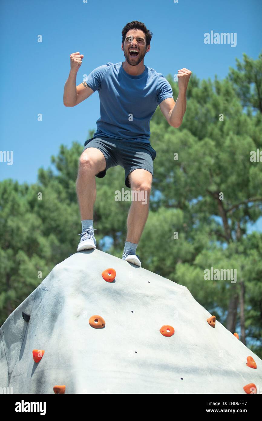 Man reaching for grip hi-res stock photography and images - Alamy
