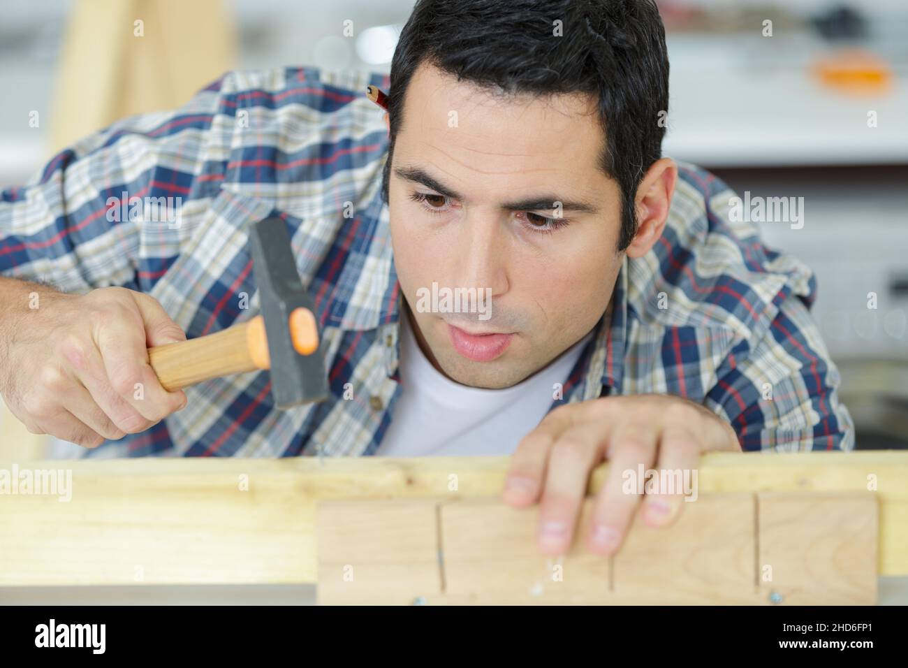 Screw dowel hammer hi-res stock photography and images - Alamy