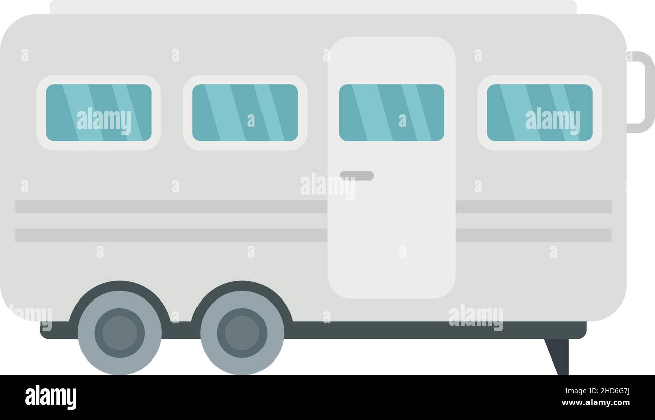 Stage director trailer icon. Flat illustration of stage director ...