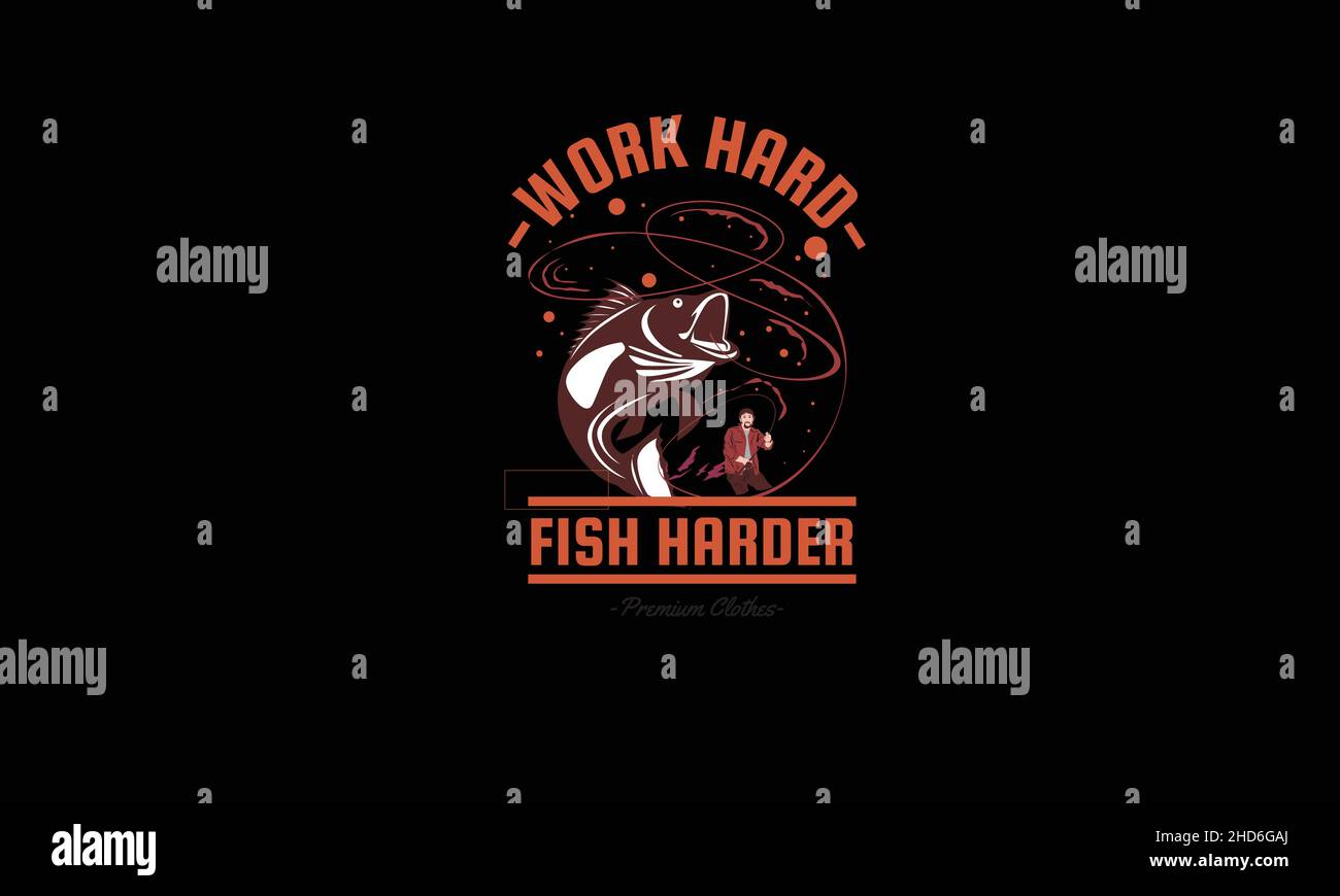 Harder fishing Stock Vector Images - Alamy