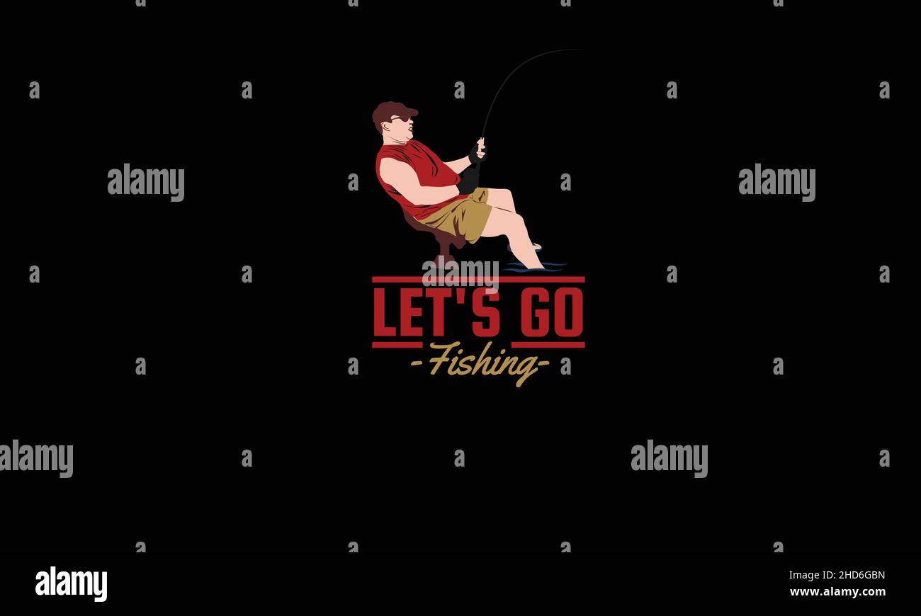 Lets go fishing Stock Vector Images - Alamy