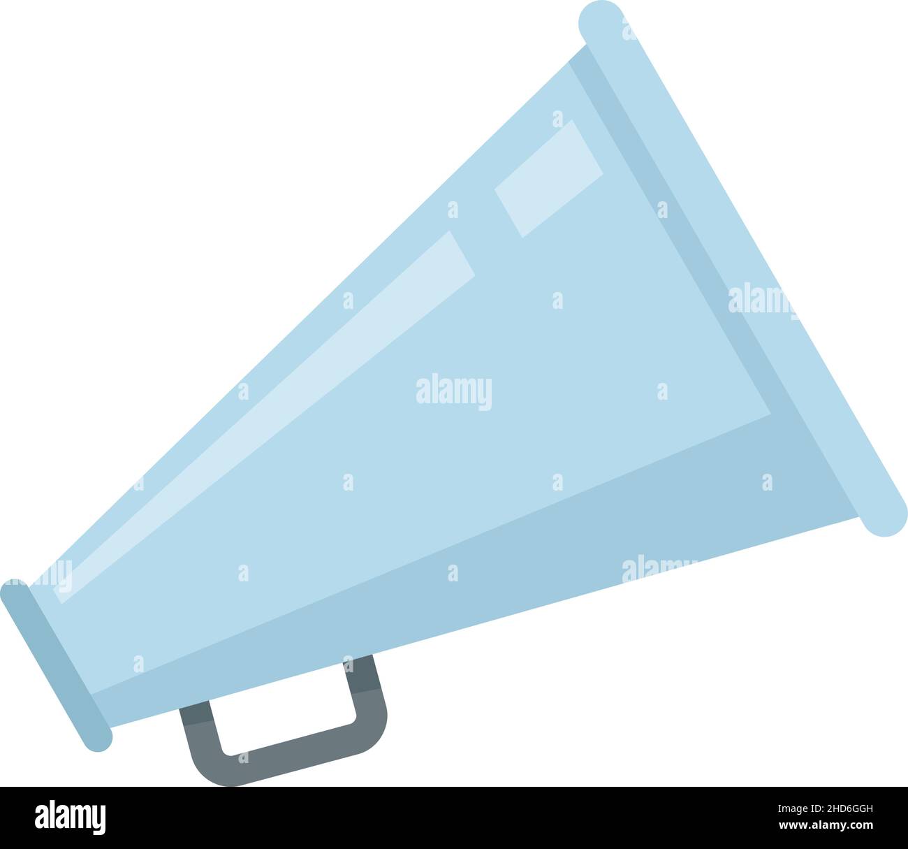 Stage director megaphone icon. Flat illustration of stage director ...