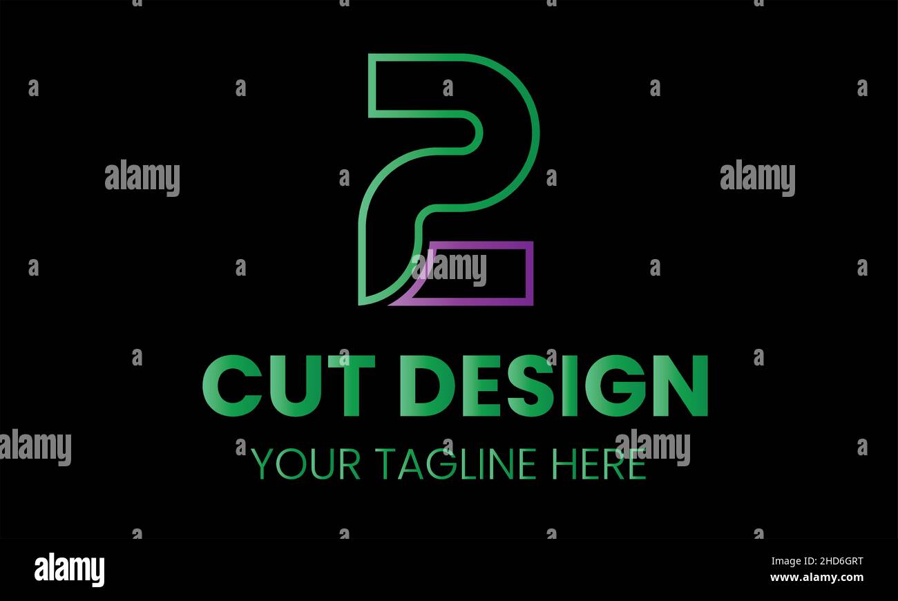 Light number 2 Stock Vector Images - Alamy