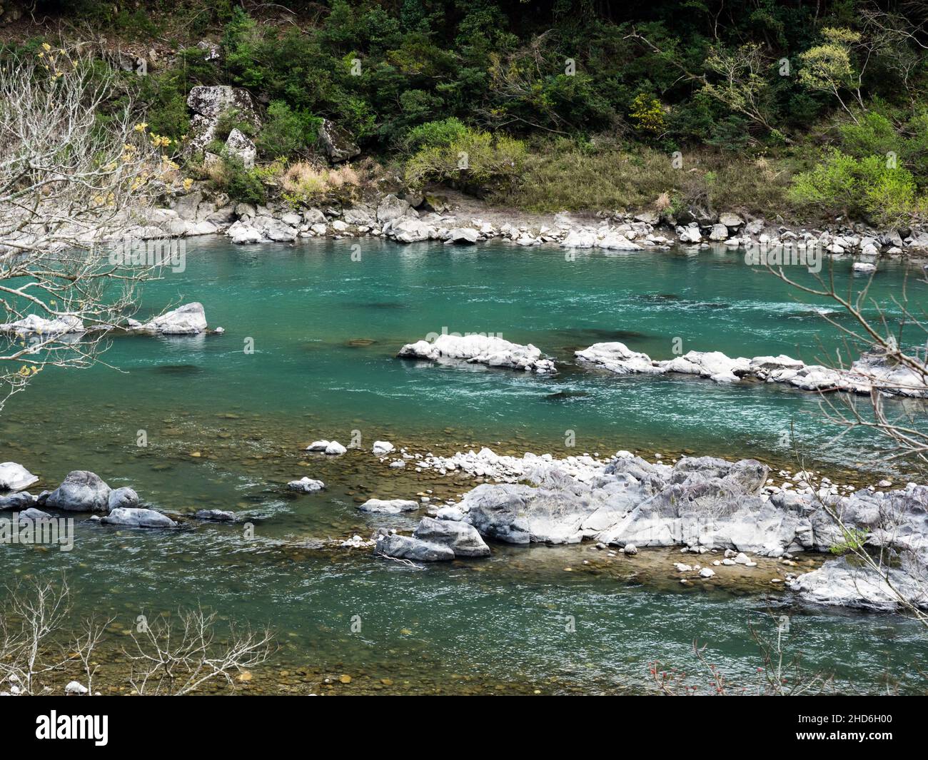 Naka river in Tokushima prefecture, Japan Stock Photo - Alamy