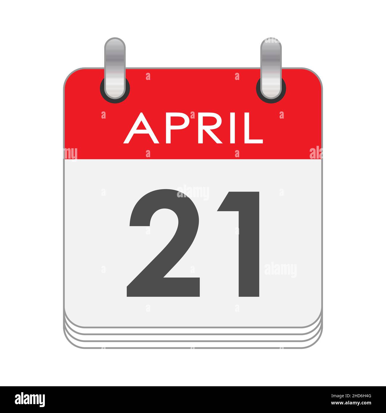 21 april calendar Stock Vector Images - Alamy