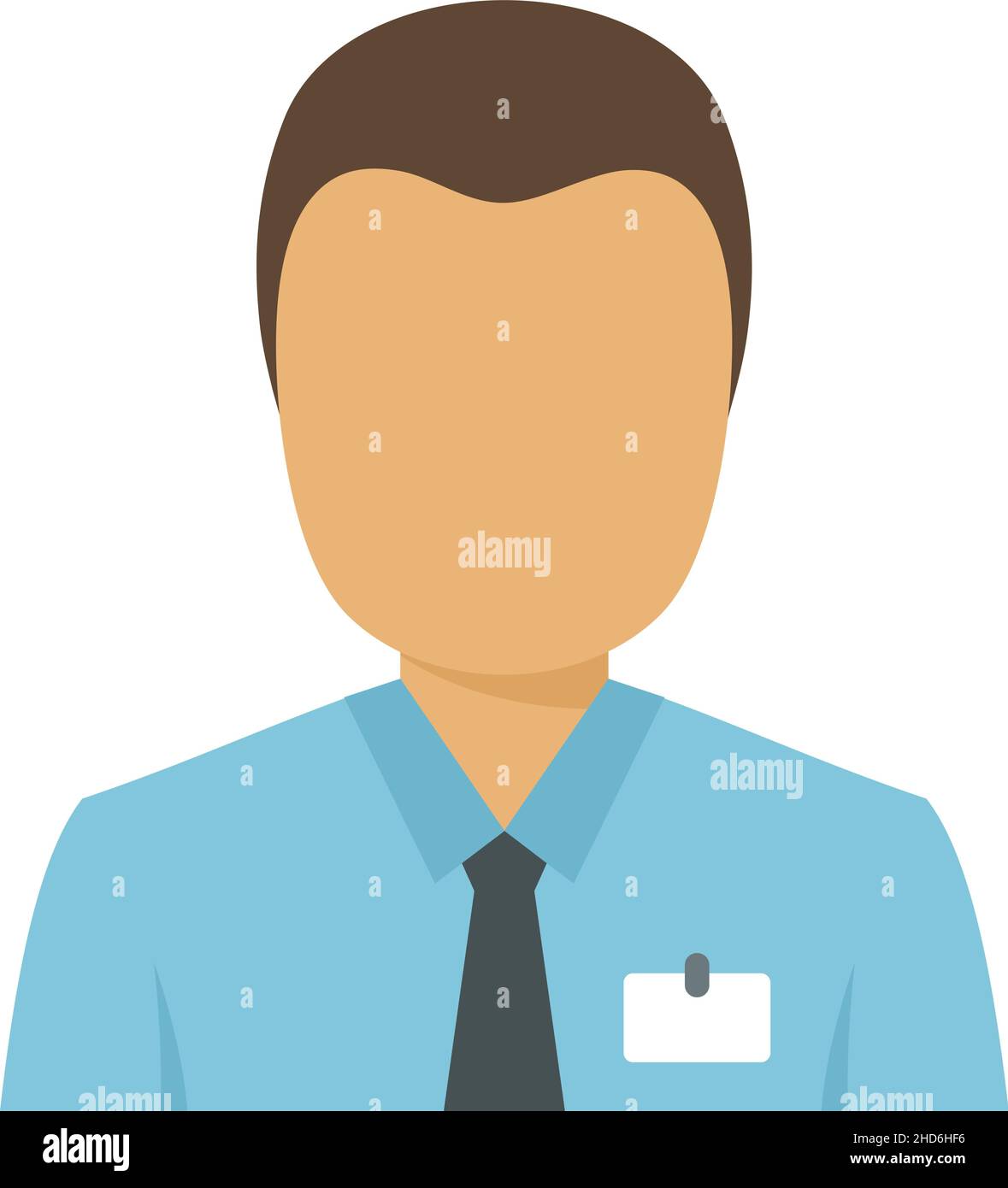 Product manager man icon. Flat illustration of product manager man ...