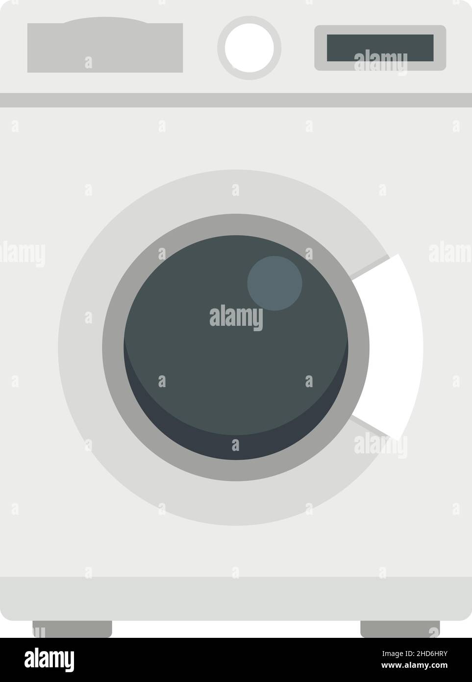 Wash machine icon. Flat illustration of wash machine vector icon ...