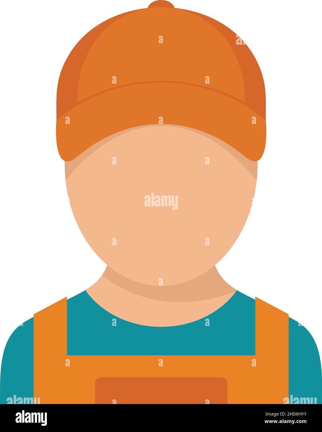 Cleaning service man icon. Flat illustration of cleaning service man ...
