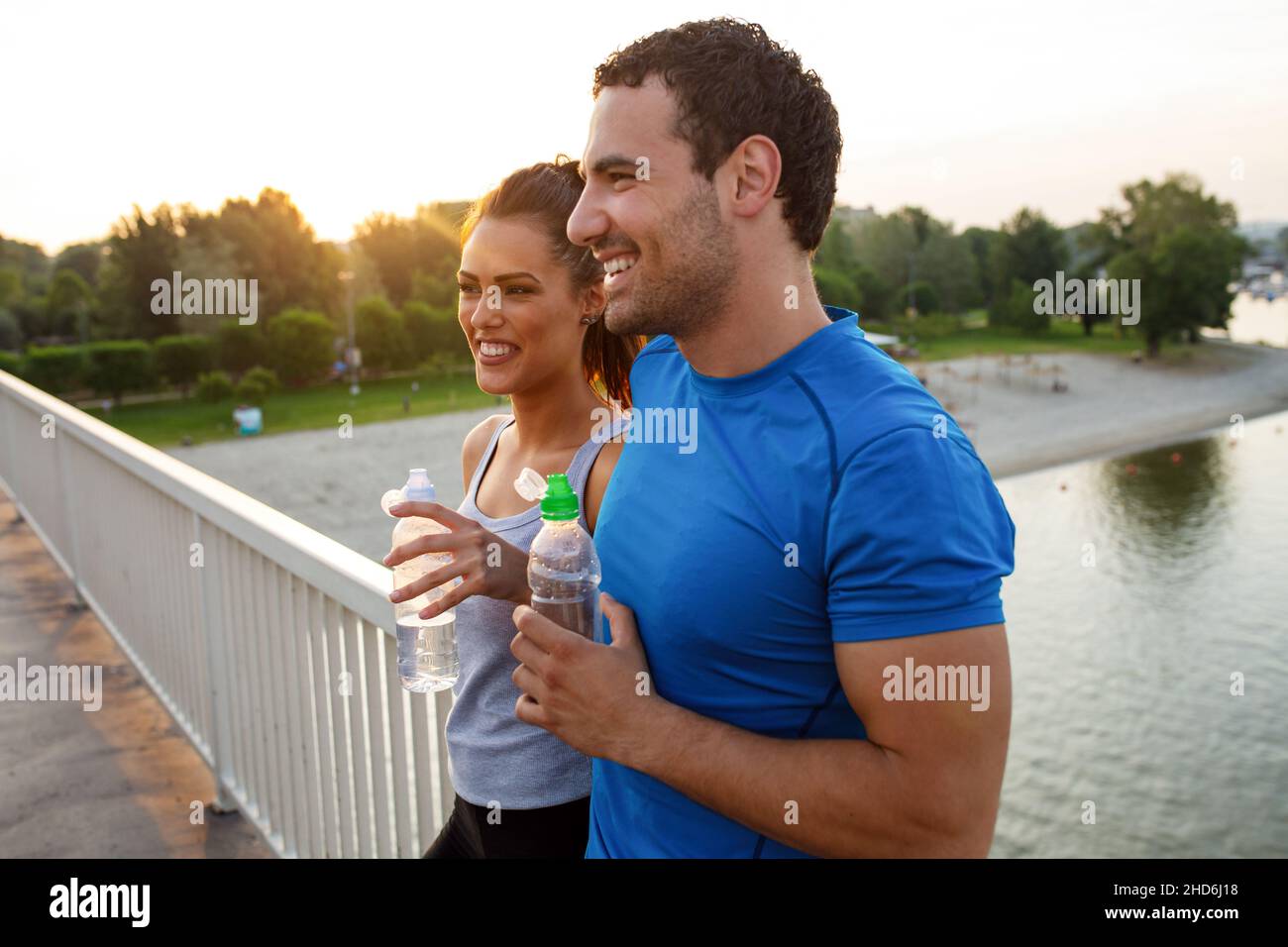 Girl relaxing after running hi-res stock photography and images - Alamy