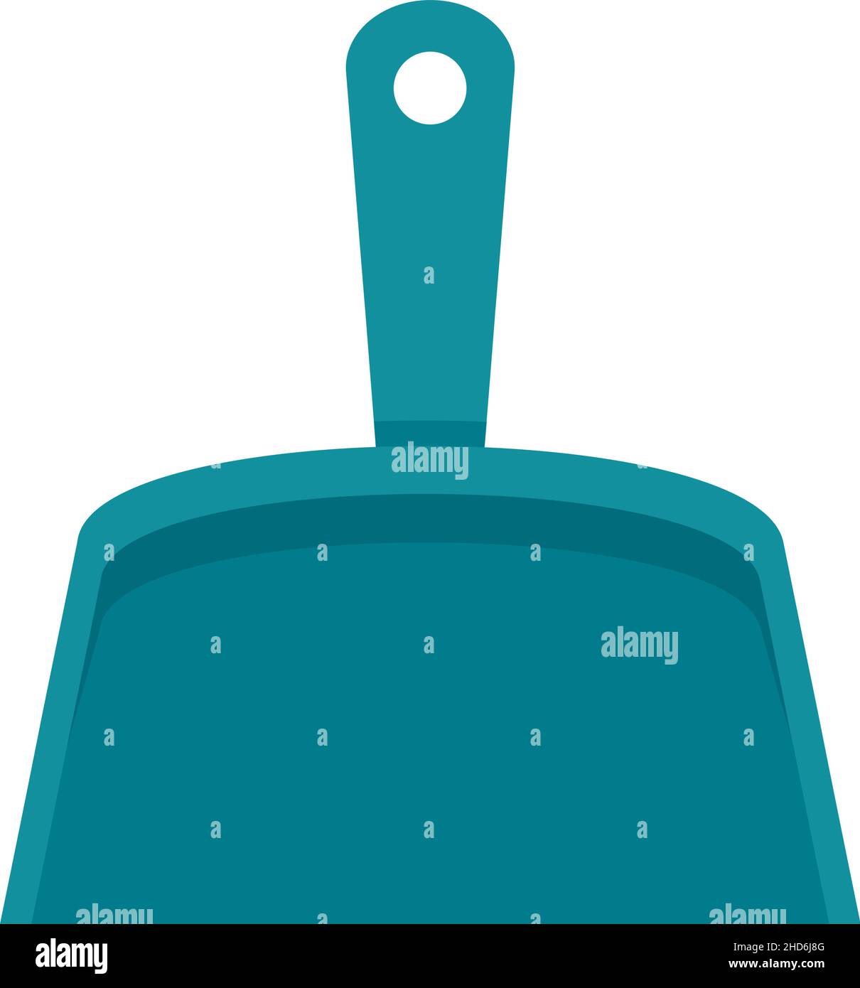 Cleaning dust pan icon. Flat illustration of cleaning dust pan vector ...