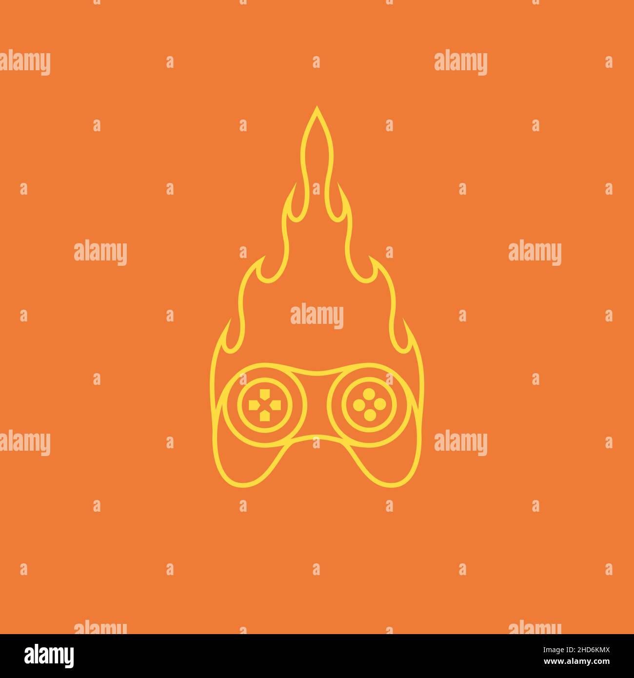 Fire flames gate Stock Vector Images - Alamy