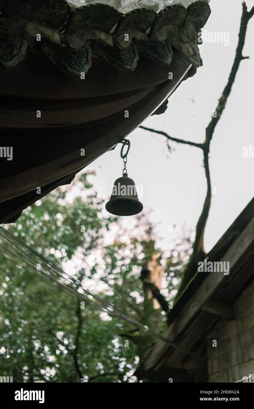 Bells under the eaves Stock Photo - Alamy