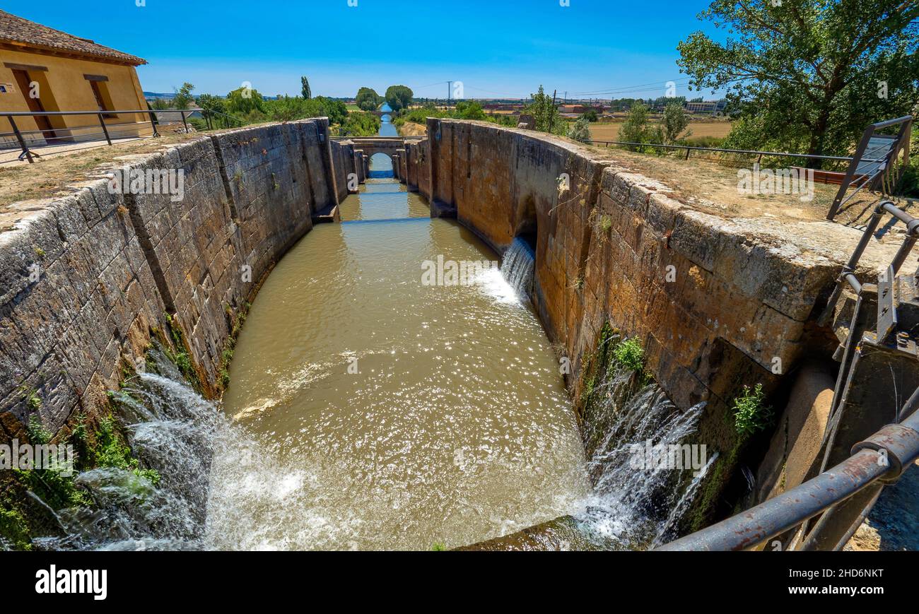 Canal Floodgate, Canal of Castile, 18-19th Century Hydraulic ...
