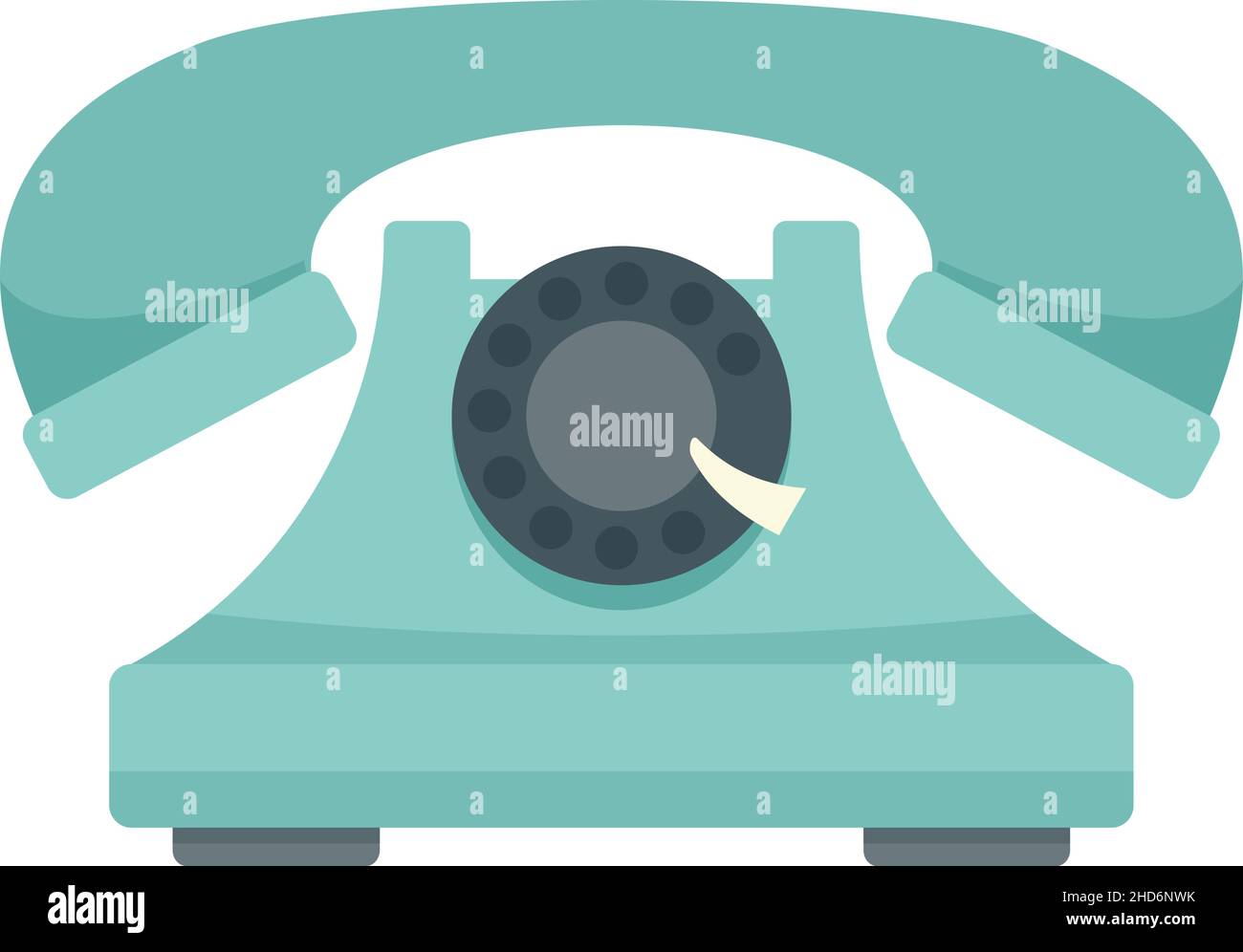 House phone icon. Flat illustration of house phone vector icon isolated ...