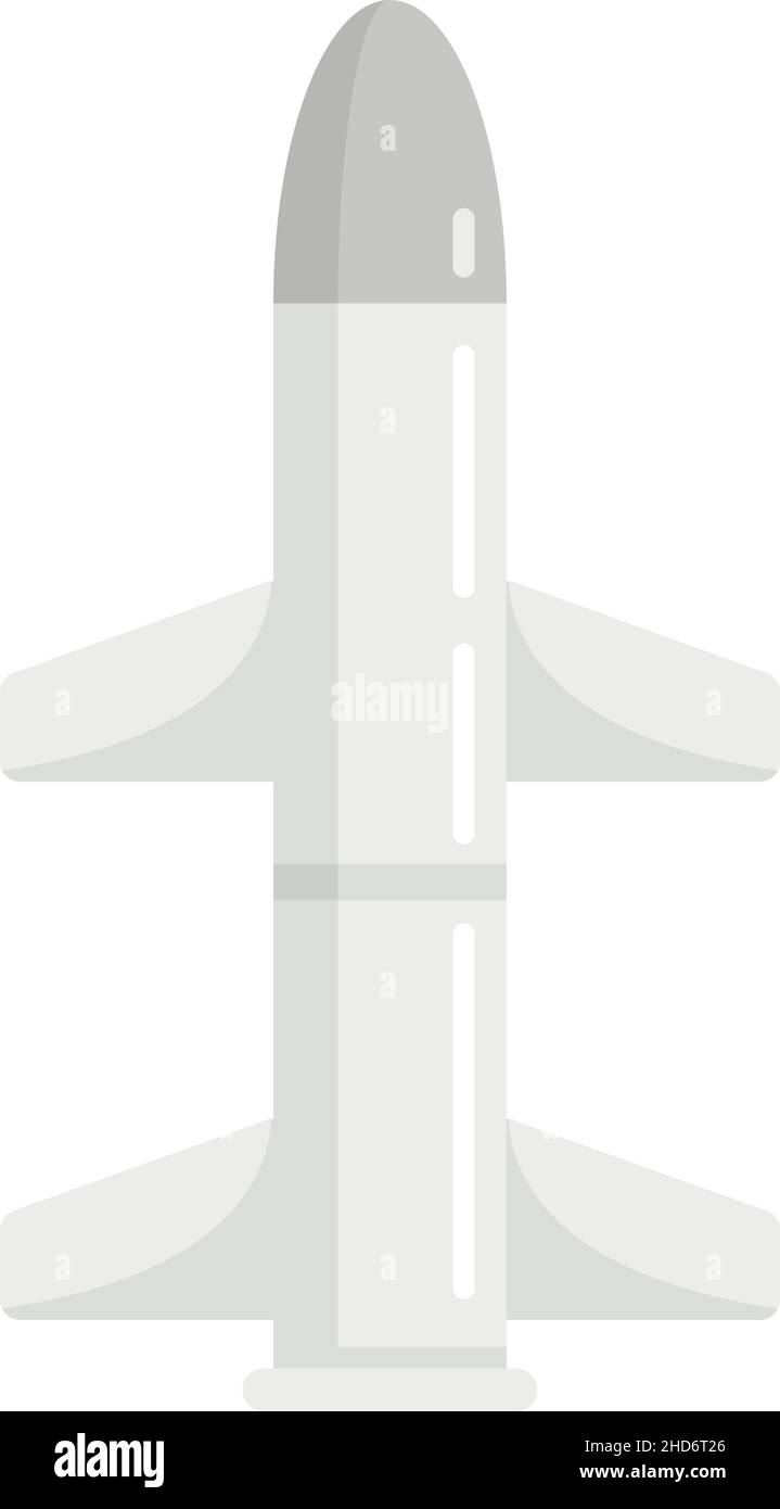 Missile broken icon. Flat illustration of missile broken vector icon ...