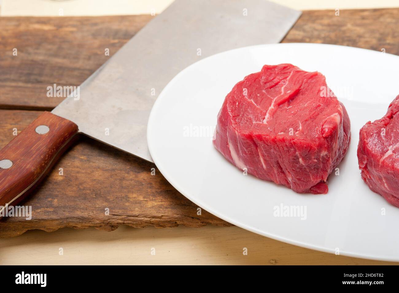 Raw filet mignon hi-res stock photography and images - Alamy
