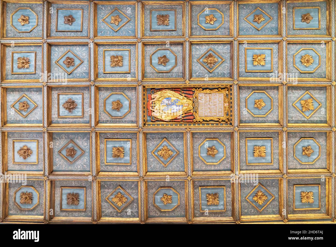 Basilica of Sant'Apollinare Nuovo church, Interior, Coat of arms on the ...