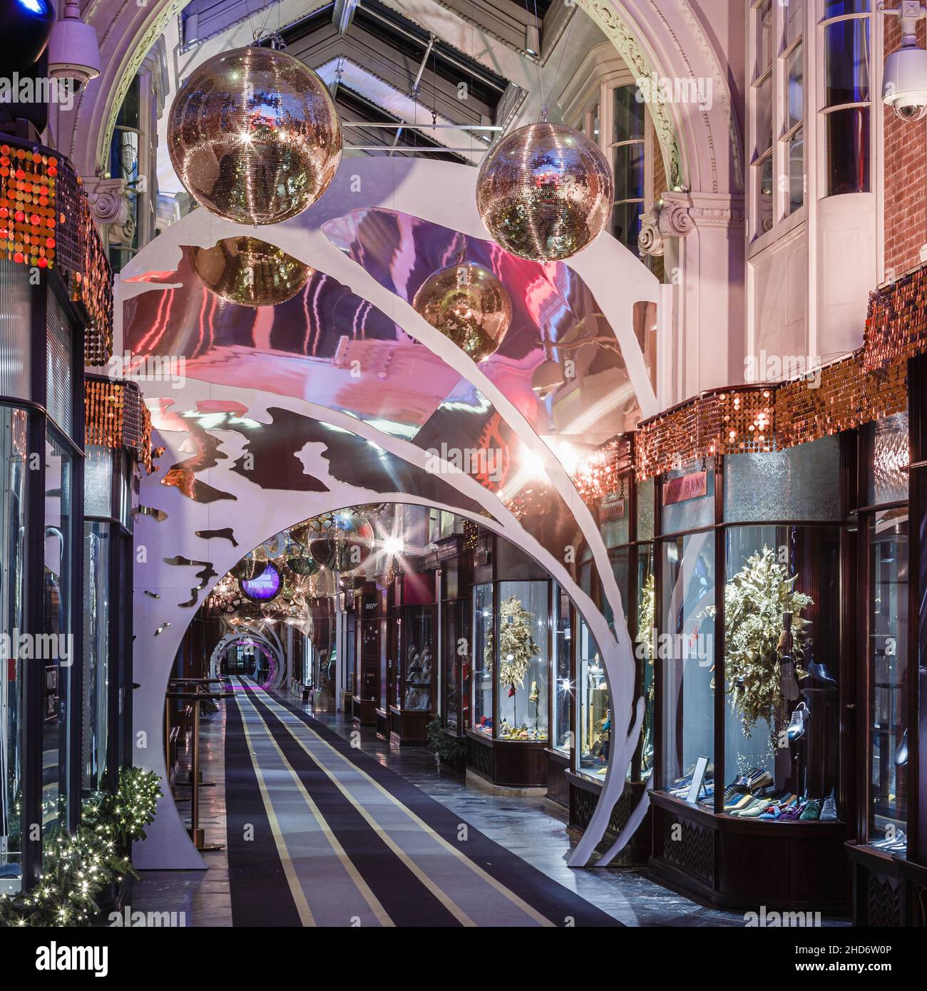 The interior of Burlington Arcade carries a Bond theme celebrating the ...