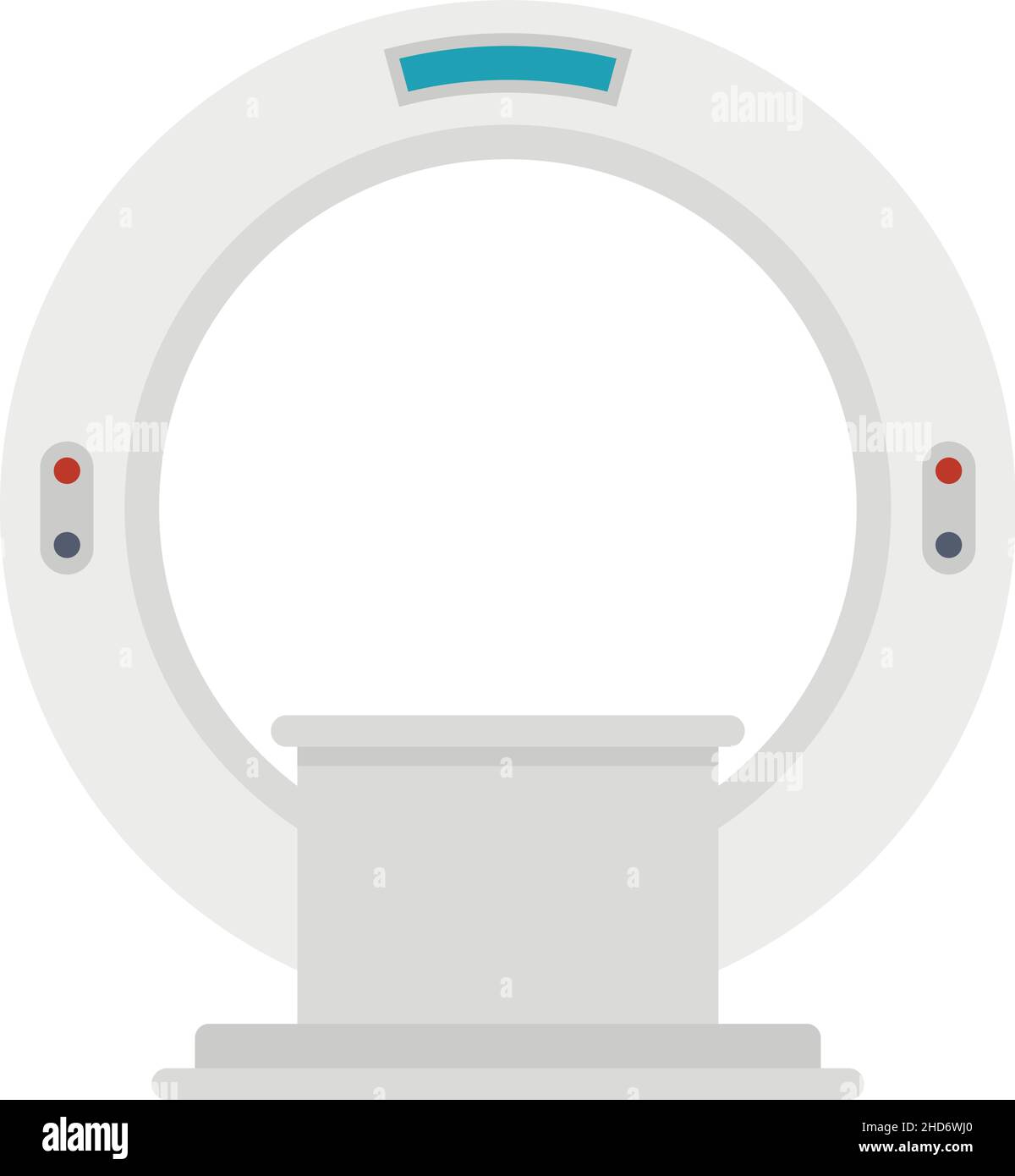 Magnetic resonance imaging diagnostic icon. Flat illustration of ...