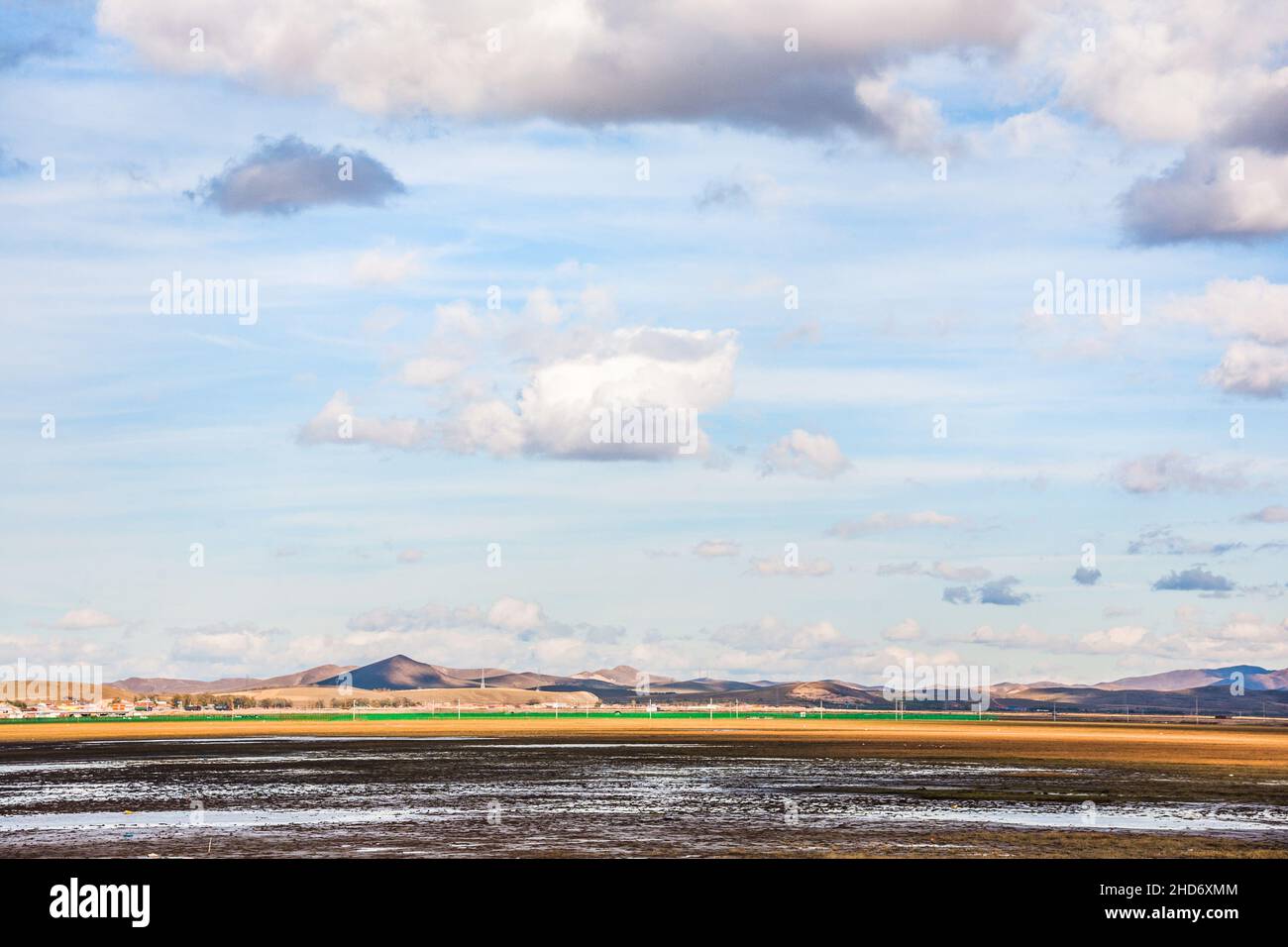 Wet ground in field hi-res stock photography and images - Alamy