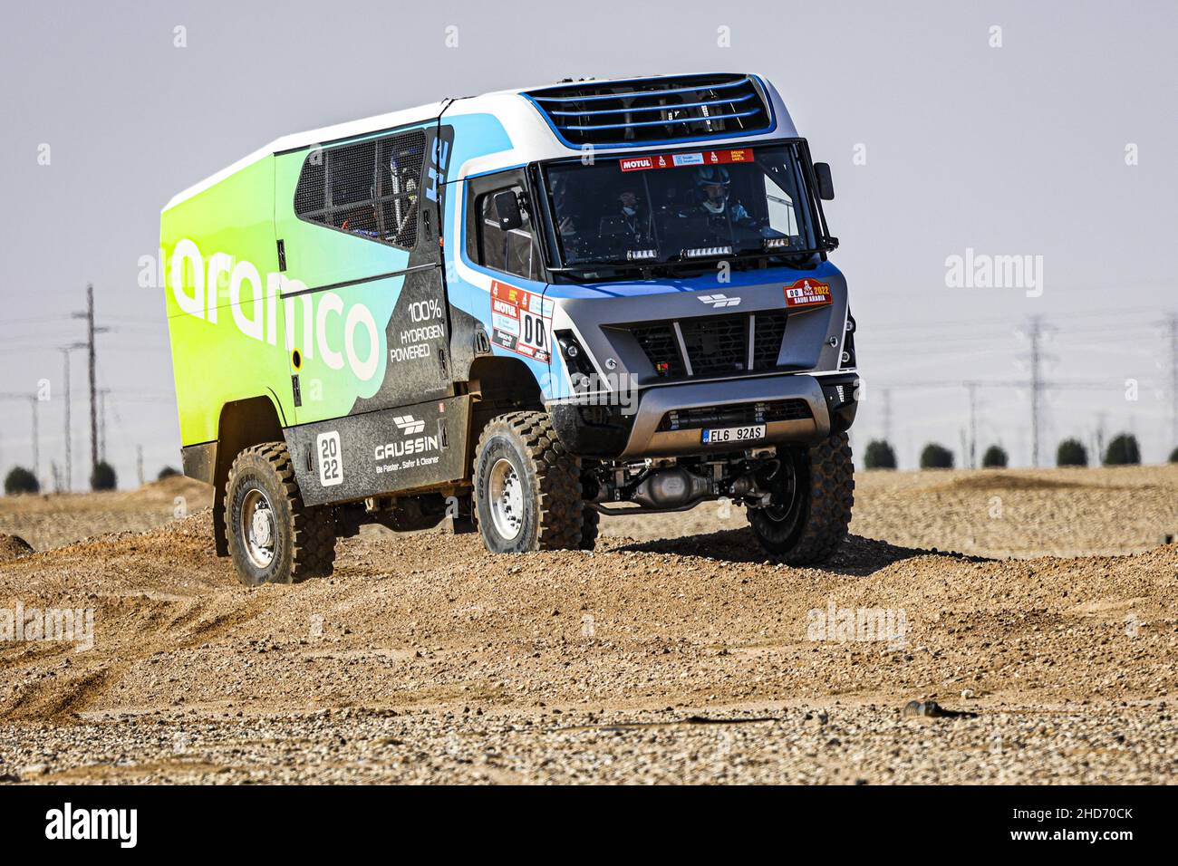 00 Phillipe Jacquot, driver of the Gaussin H2 Racing Truck, action ...